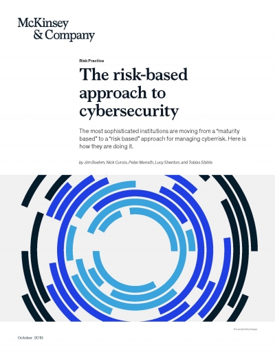 McKinsey: The risk-based approach to cybersecurity - October 2019 - eng ...